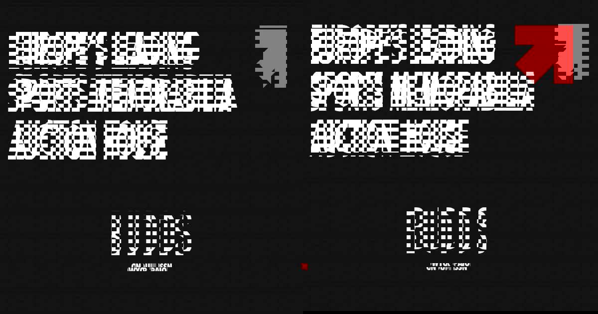 BUDDS. New Name. Same Passion - Budds (Graham Budd Auctions) | Sports ...